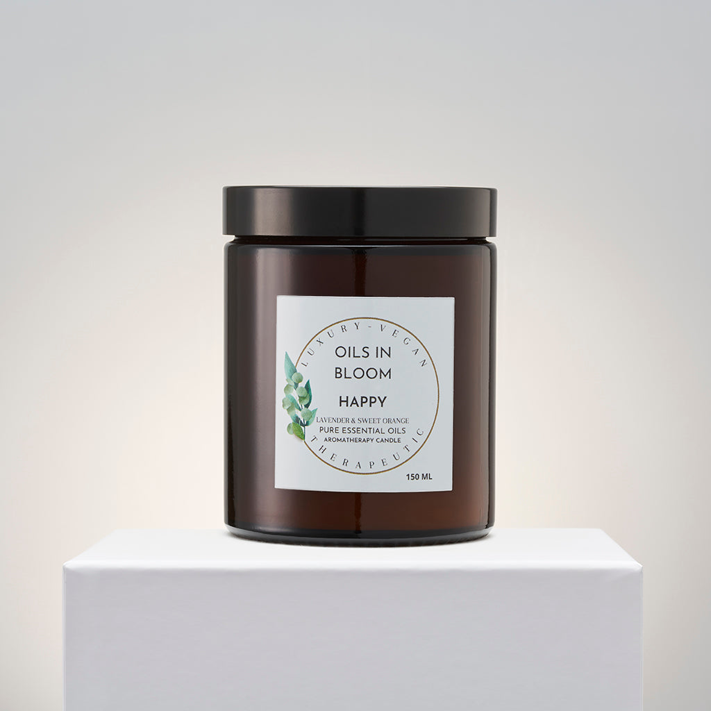 Happy Candle Jar - 150g – Oils in Bloom